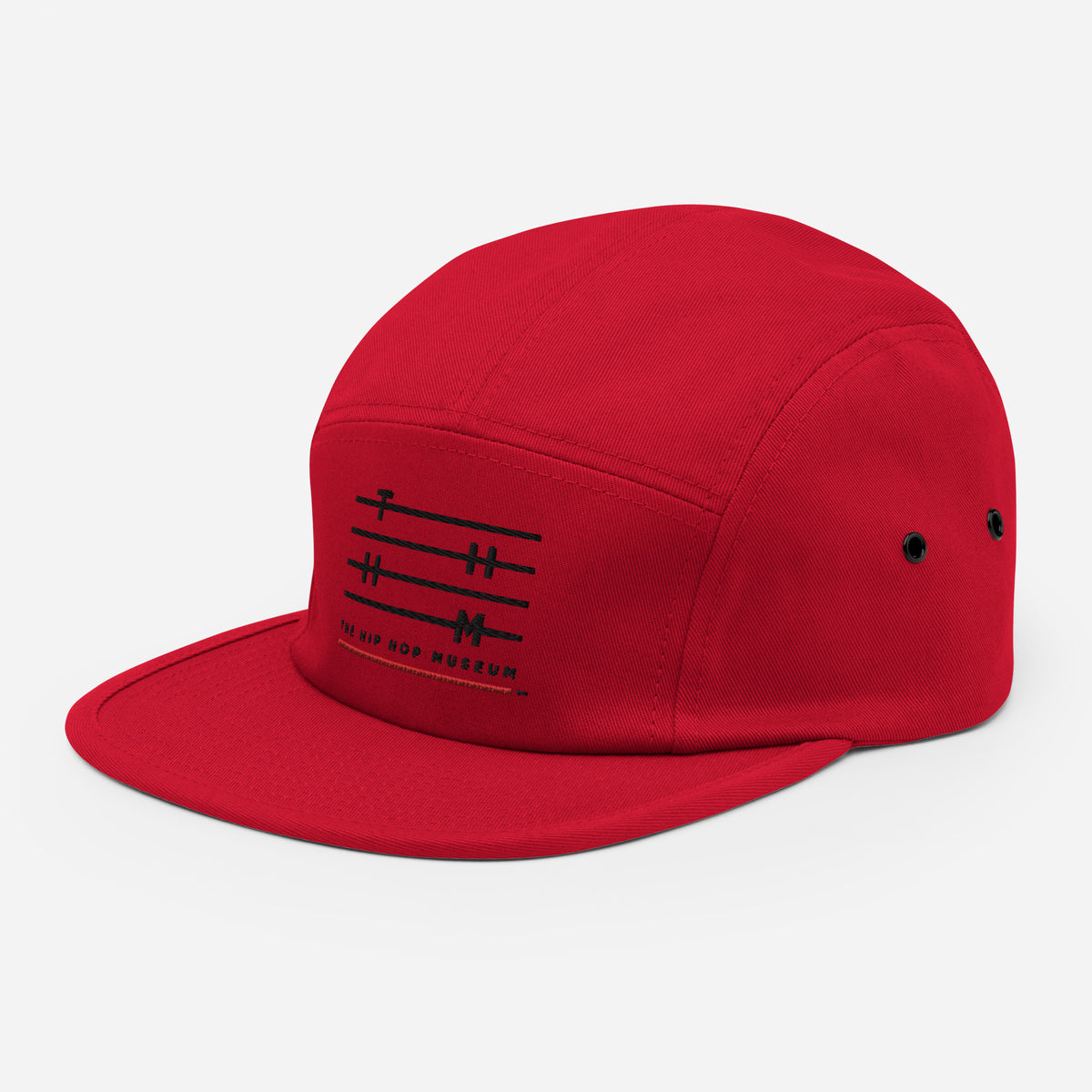 THHM (RED) Five Panel Cap – UniversalHipHopMuseumStore