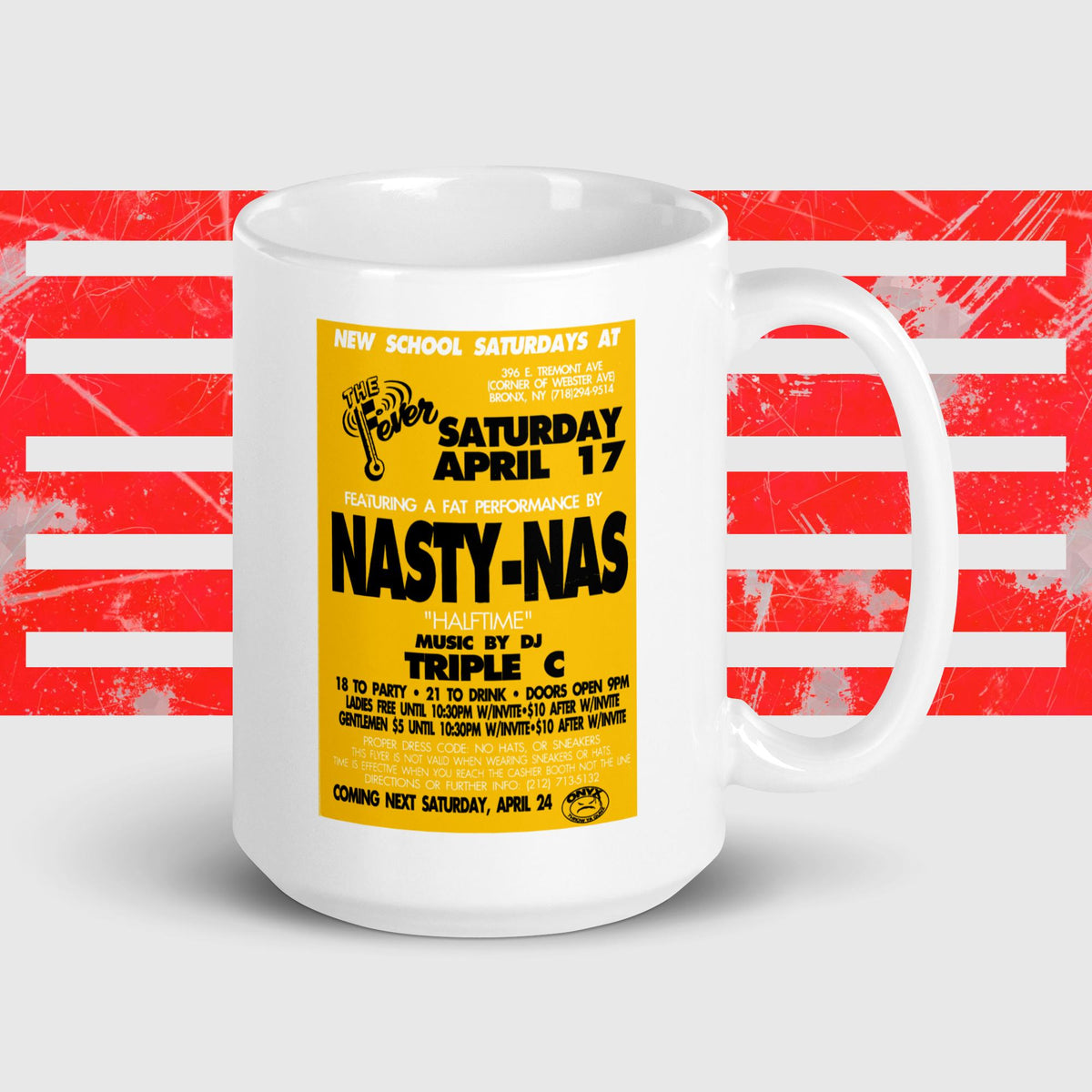 Nasty Nas Club Fever Coffee Mug – UniversalHipHopMuseumStore